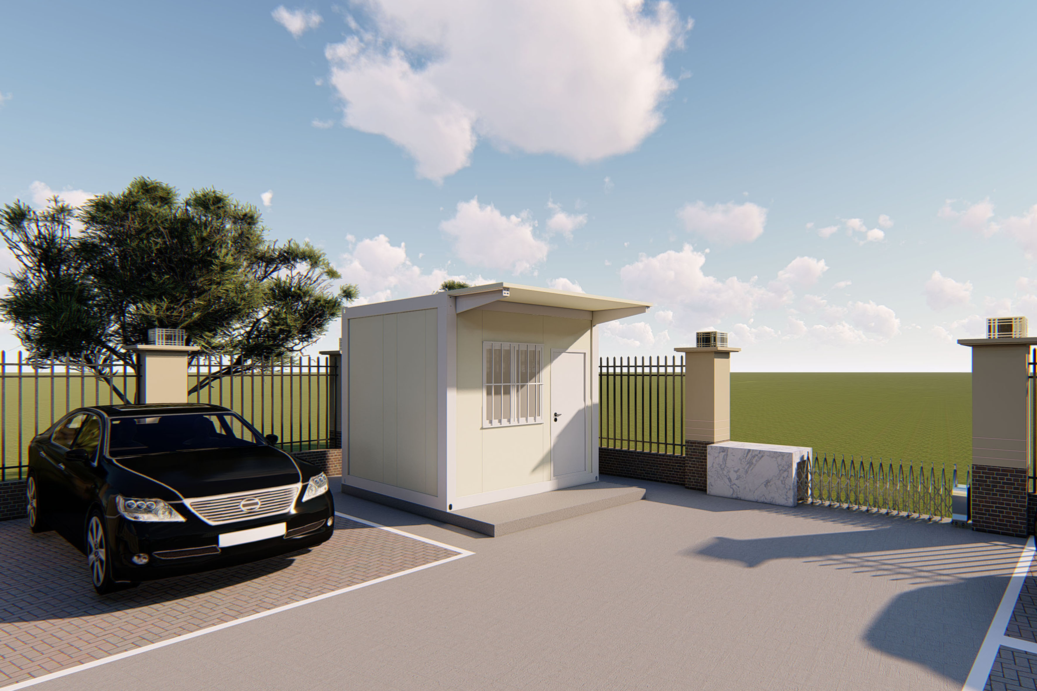 China Movable Ready Made Container Ecurity House Manufacture and ...