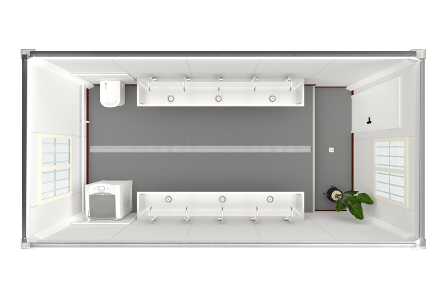 China Integrated Water Closet Flat Packed Homes Manufacture and Factory ...