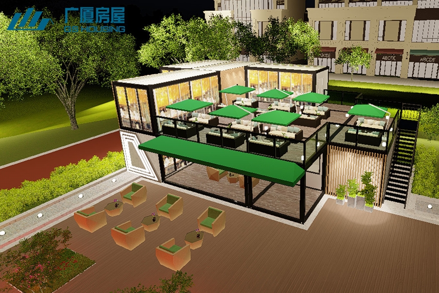 China Prefabricated Modular Restaurant Diner Room, Mobile Shop, Store ...